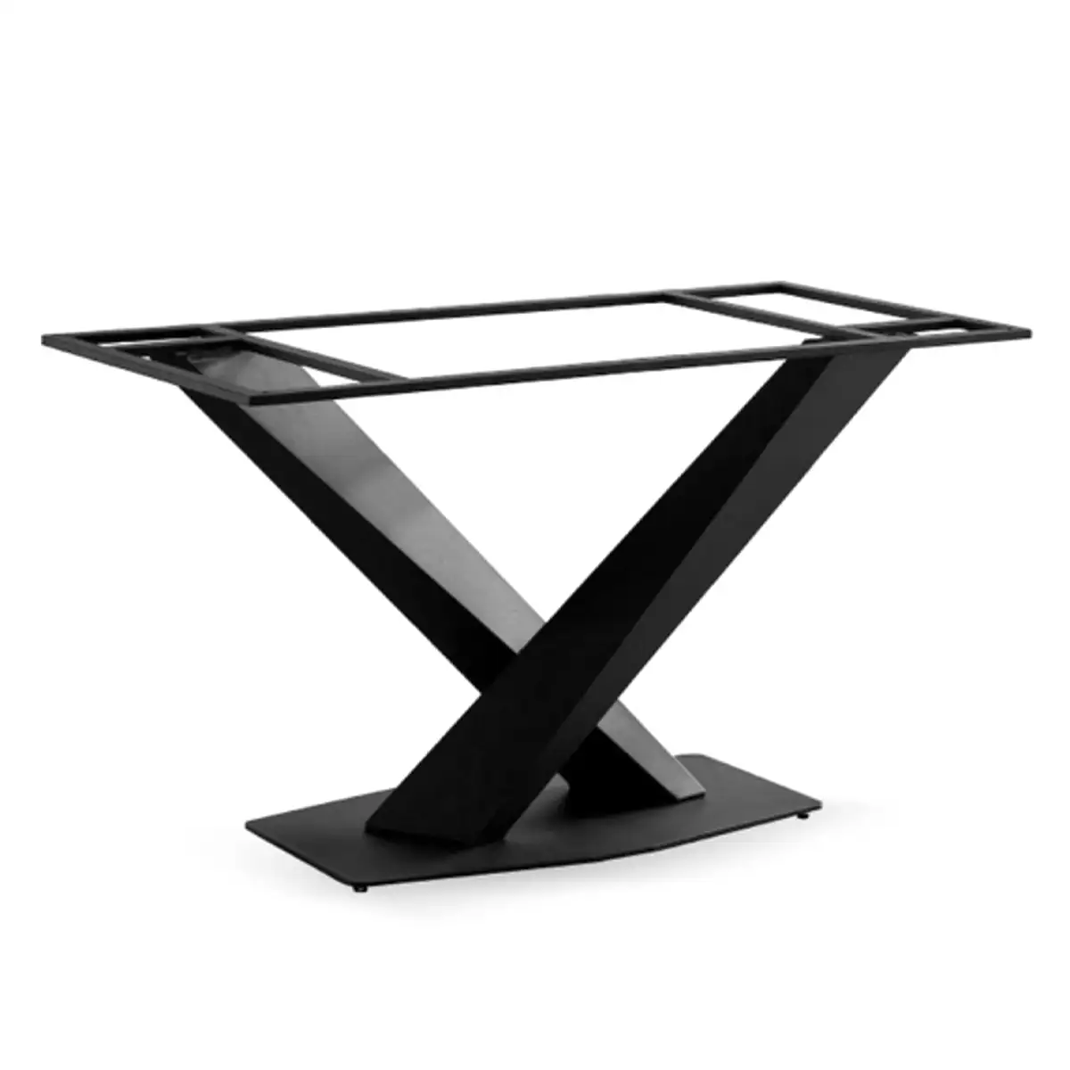 Postolje za stol TWIN | 72 cm | Crni MAT - IFS